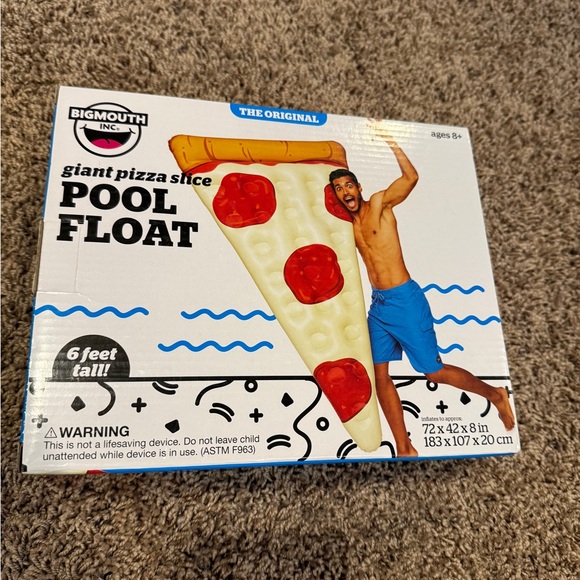 Big Mouth Inc | Other | Bigmouth Giant Pizza Slice Pool Float New In ...